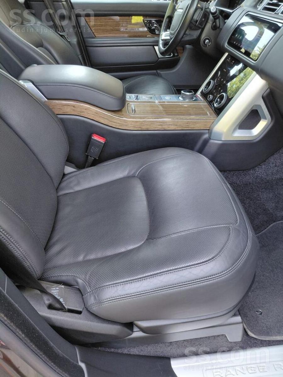 Black Land Rover Range Rover 2019 in Riga, with an engine capacity of 3.00 L and mileage of 0 thousand km for 44500 €, photo 18 on AUTOMOTO.COM.LV