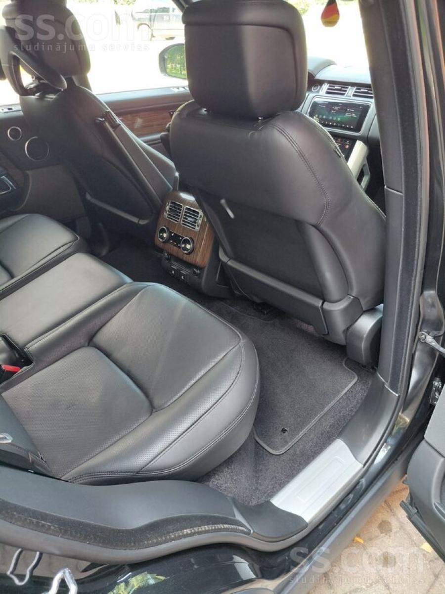 Black Land Rover Range Rover 2019 in Riga, with an engine capacity of 3.00 L and mileage of 0 thousand km for 44500 €, photo 22 on AUTOMOTO.COM.LV