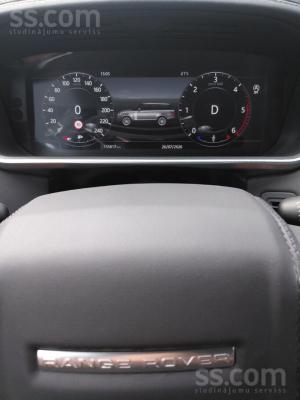 Black Land Rover Range Rover 2019 in Riga, with an engine capacity of 3.00 L and mileage of 0 thousand km for 44500 €, photo 28 on AUTOMOTO.COM.LV