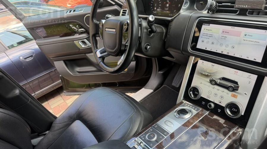 Black Land Rover Range Rover 2019 in Aizkraukle, with an engine capacity of 4.40 L and mileage of 222 thousand km for 41900 €, photo 9 on AUTOMOTO.COM.LV