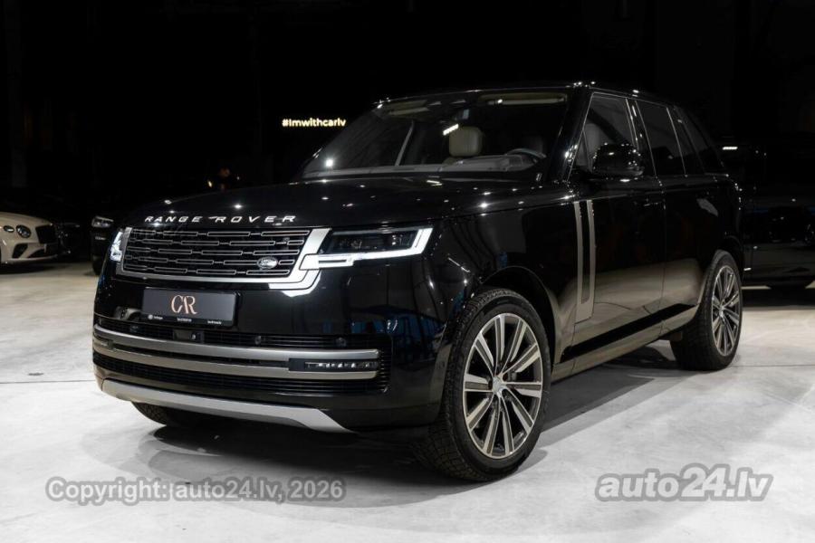 Melns Land Rover Range Rover 2022 Rīga, ar dzinēja tilpumu 3.00 L un nobraukumu 84 tūkst. km par 108779 €, foto 1 vietnē AUTOMOTO.COM.LV