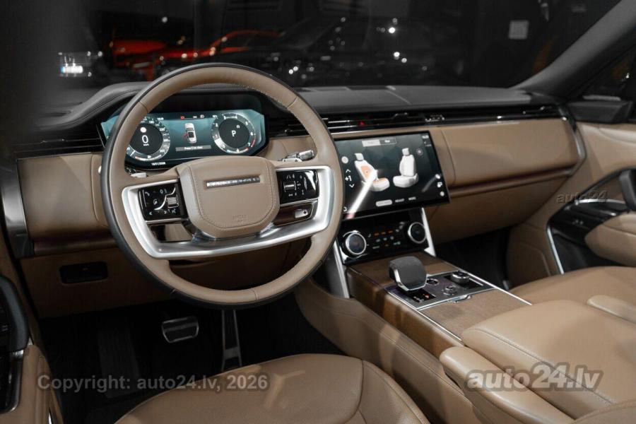 Melns Land Rover Range Rover 2022 Rīga, ar dzinēja tilpumu 3.00 L un nobraukumu 84 tūkst. km par 108779 €, foto 9 vietnē AUTOMOTO.COM.LV