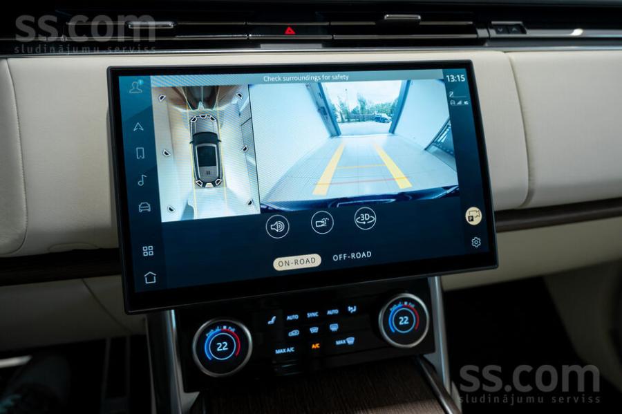 Melns Land Rover Range Rover 2022 Rīga, ar dzinēja tilpumu 3.00 L un nobraukumu 33 tūkst. km par 105990 €, foto 32 vietnē AUTOMOTO.COM.LV