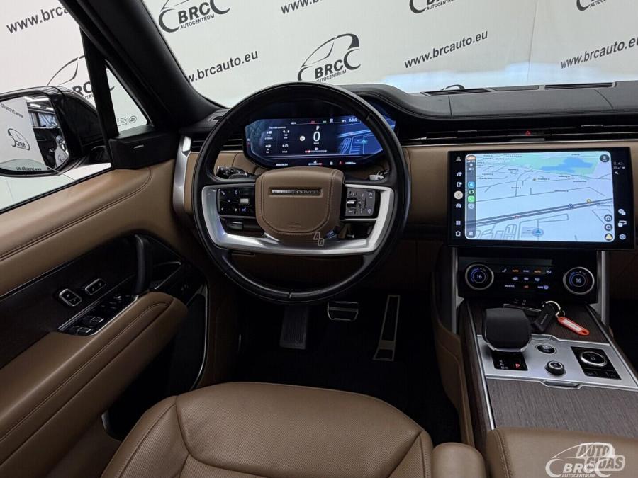 Melns Land Rover Range Rover 2023 Avižieniai, ar dzinēja tilpumu 3.00 L un nobraukumu 87 tūkst. km par 104900 €, foto 18 vietnē AUTOMOTO.COM.LV