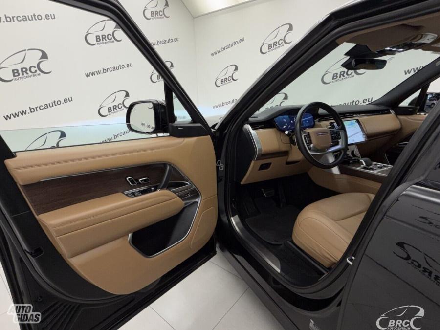 Melns Land Rover Range Rover 2023 Avižieniai, ar dzinēja tilpumu 3.00 L un nobraukumu 87 tūkst. km par 104900 €, foto 22 vietnē AUTOMOTO.COM.LV