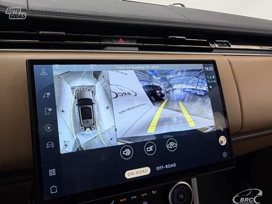 Melns Land Rover Range Rover 2023 Avižieniai, ar dzinēja tilpumu 3.00 L un nobraukumu 87 tūkst. km par 104900 €, foto 38 vietnē AUTOMOTO.COM.LV