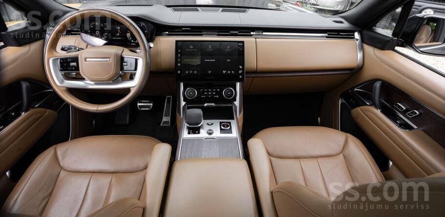 Melns Land Rover Range Rover 2023 Jelgava, ar dzinēja tilpumu 3.00 L un nobraukumu 67 tūkst. km par 135000 €, foto 11 vietnē AUTOMOTO.COM.LV