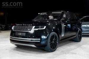 Melns Land Rover Range Rover 2023 Rīga, ar dzinēja tilpumu 3.00 L un nobraukumu 32 tūkst. km par 121000 €, foto  vietnē AUTOMOTO.COM.LV