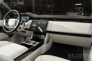 Melns Land Rover Range Rover 2023 Rīga, ar dzinēja tilpumu 3.00 L un nobraukumu 32 tūkst. km par 121000 €, foto 13 vietnē AUTOMOTO.COM.LV
