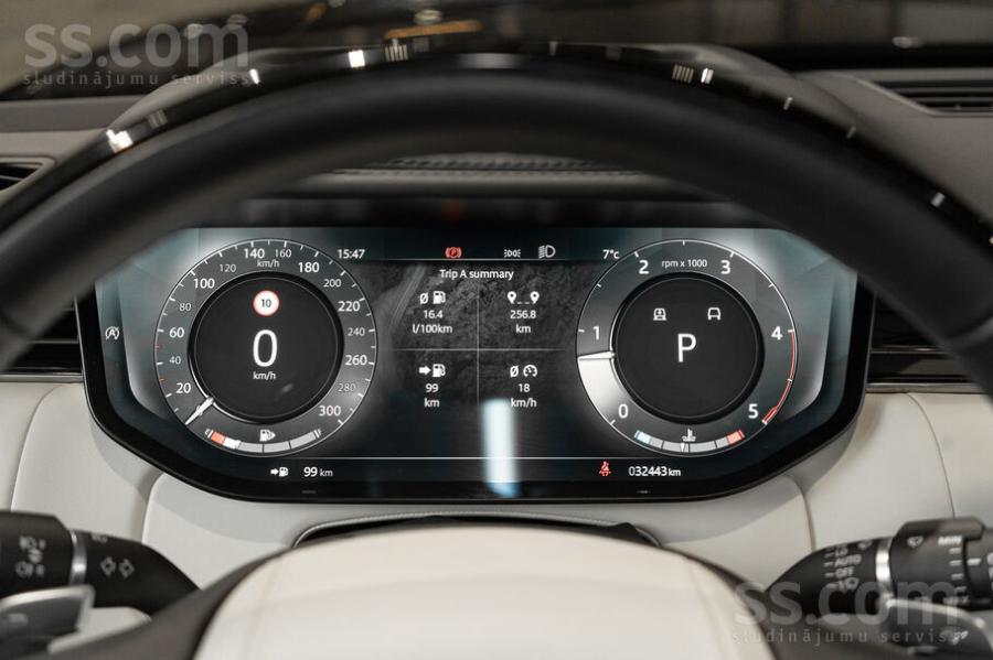 Melns Land Rover Range Rover 2023 Rīga, ar dzinēja tilpumu 3.00 L un nobraukumu 32 tūkst. km par 121000 €, foto 21 vietnē AUTOMOTO.COM.LV