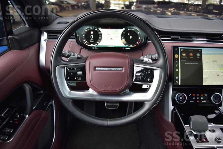 Melns Land Rover Range Rover 2023 Rīga, ar dzinēja tilpumu 4.40 L un nobraukumu 39 tūkst. km par 159000 €, foto 13 vietnē AUTOMOTO.COM.LV