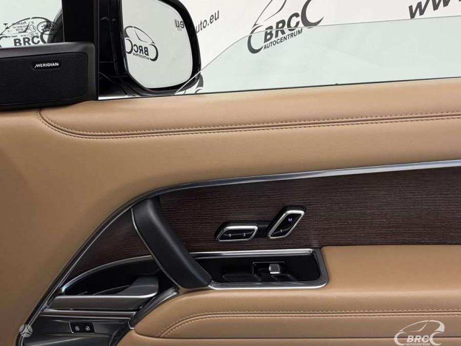 Melns Land Rover Range Rover 2023 Viļņa, ar dzinēja tilpumu 3.00 L un nobraukumu 87 tūkst. km par 94900 €, foto 11 vietnē AUTOMOTO.COM.LV