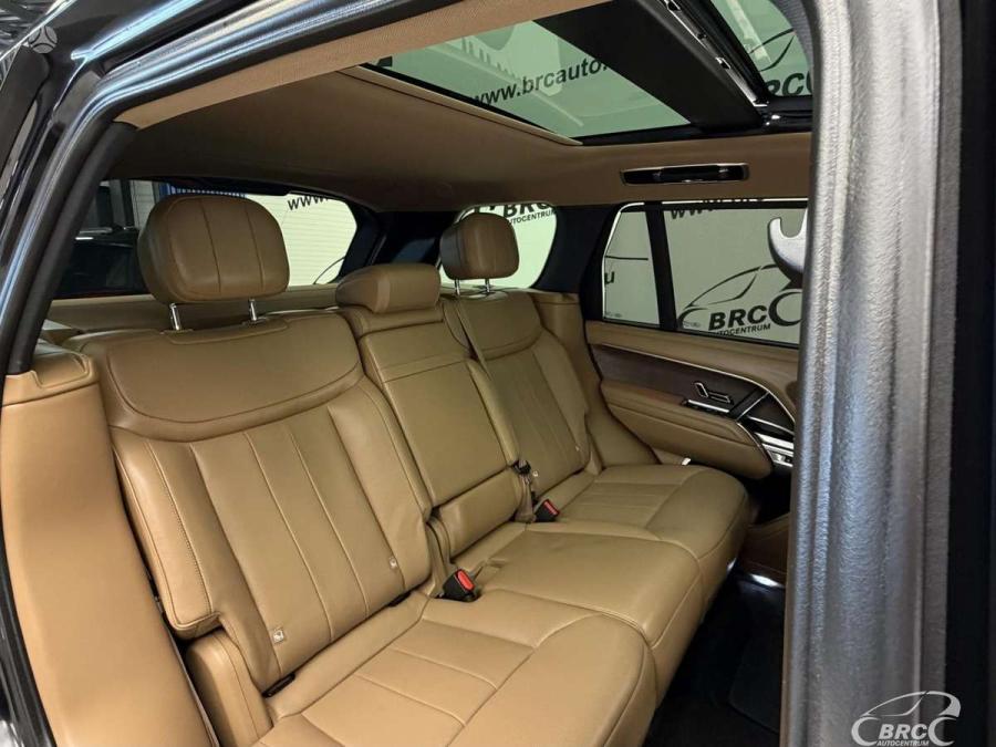 Melns Land Rover Range Rover 2023 Viļņa, ar dzinēja tilpumu 3.00 L un nobraukumu 87 tūkst. km par 94900 €, foto 16 vietnē AUTOMOTO.COM.LV