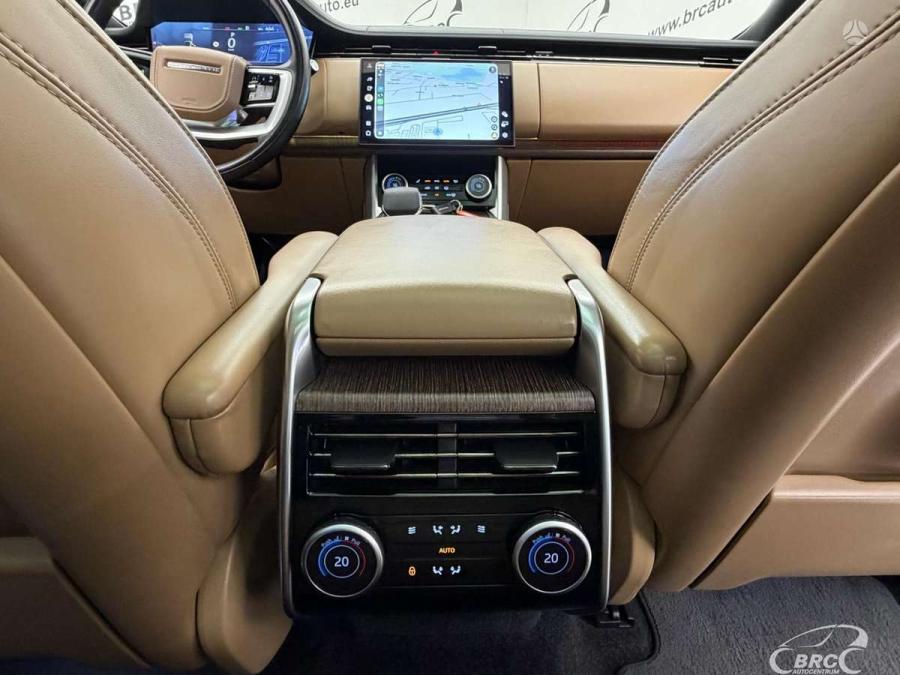 Melns Land Rover Range Rover 2023 Viļņa, ar dzinēja tilpumu 3.00 L un nobraukumu 87 tūkst. km par 94900 €, foto 18 vietnē AUTOMOTO.COM.LV
