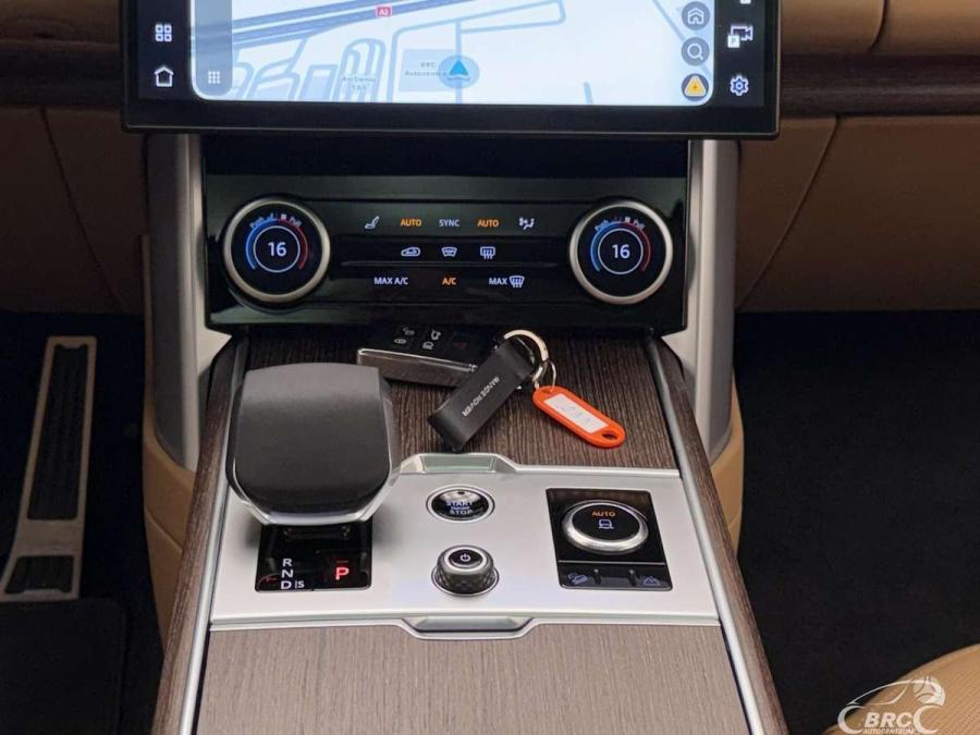 Melns Land Rover Range Rover 2023 Viļņa, ar dzinēja tilpumu 3.00 L un nobraukumu 87 tūkst. km par 94900 €, foto 22 vietnē AUTOMOTO.COM.LV