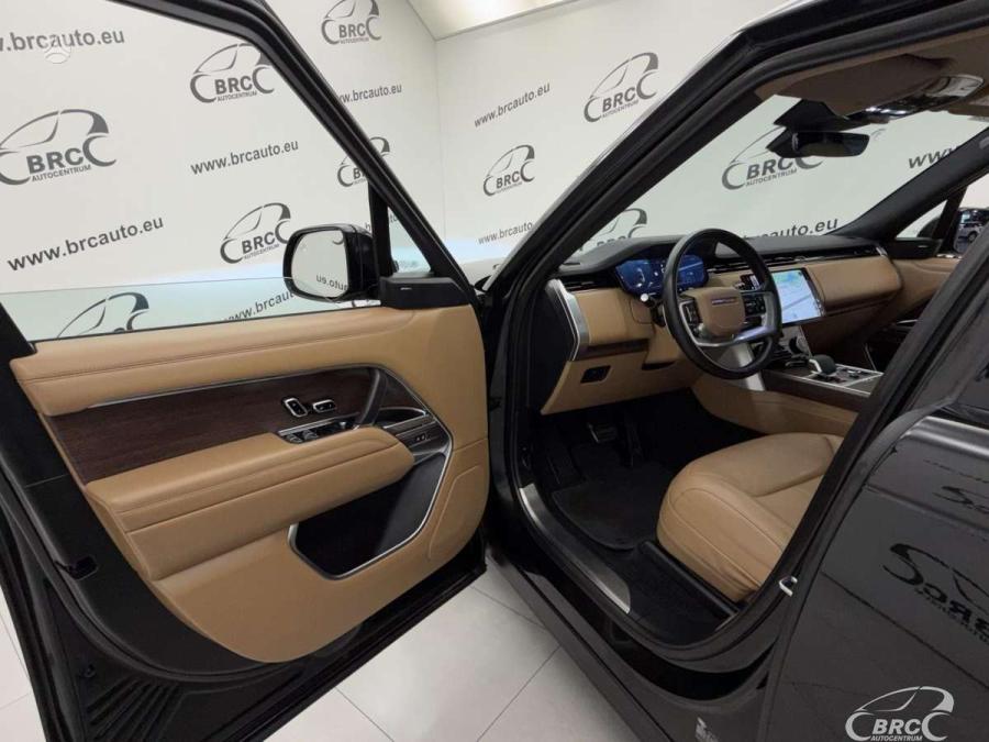 Melns Land Rover Range Rover 2023 Viļņa, ar dzinēja tilpumu 3.00 L un nobraukumu 87 tūkst. km par 94900 €, foto 23 vietnē AUTOMOTO.COM.LV