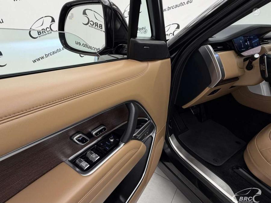 Melns Land Rover Range Rover 2023 Viļņa, ar dzinēja tilpumu 3.00 L un nobraukumu 87 tūkst. km par 94900 €, foto 25 vietnē AUTOMOTO.COM.LV
