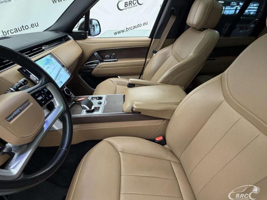 Melns Land Rover Range Rover 2023 Viļņa, ar dzinēja tilpumu 3.00 L un nobraukumu 87 tūkst. km par 94900 €, foto 29 vietnē AUTOMOTO.COM.LV