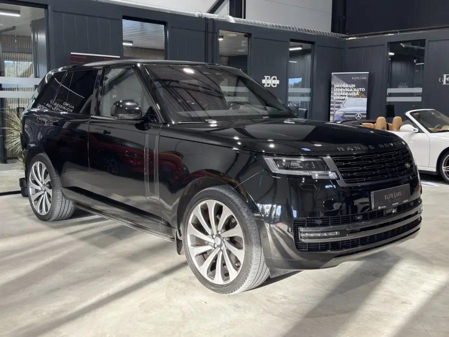 Melns Land Rover Range Rover 2023 Mārupe, ar dzinēja tilpumu 3.00 L un nobraukumu 82 tūkst. km par 99990 €, foto 3 vietnē AUTOMOTO.COM.LV