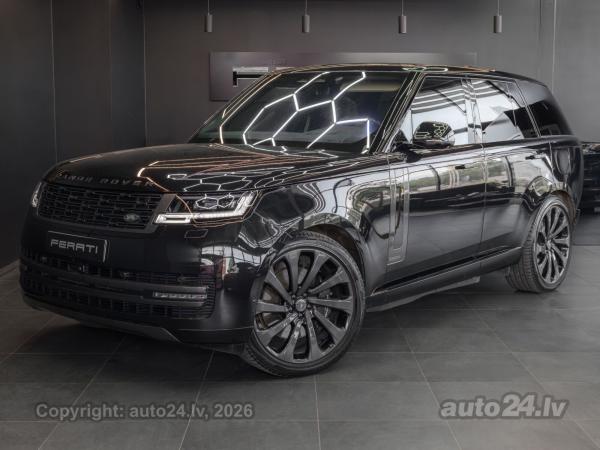 Melns Land Rover Range Rover 2025 Tallina, ar dzinēja tilpumu 3.00 L un nobraukumu 19 tūkst. km par 176900 €, foto 1 vietnē AUTOMOTO.COM.LV