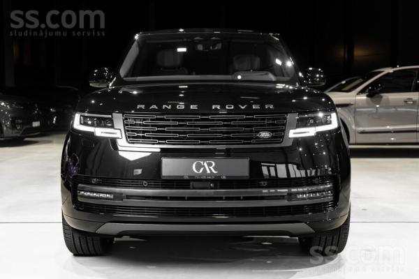 Black Land Rover Range Rover 2025 in Riga, with an engine capacity of 3.00 L and mileage of 7 thousand km for 161000 €, photo 2 on AUTOMOTO.COM.LV