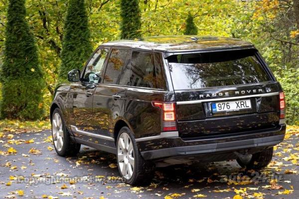 Melns Land Rover Range Rover 2014 Tallina, ar dzinēja tilpumu 4.40 L un nobraukumu 197 tūkst. km par 26000 €, foto 6 vietnē AUTOMOTO.COM.LV
