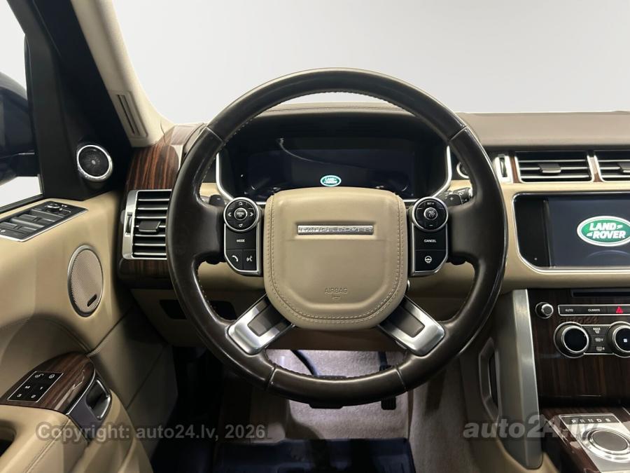 Black Land Rover Range Rover 2018 in Tallinn, with an engine capacity of 3.00 L and mileage of 157 thousand km for 37900 €, photo 12 on AUTOMOTO.COM.LV