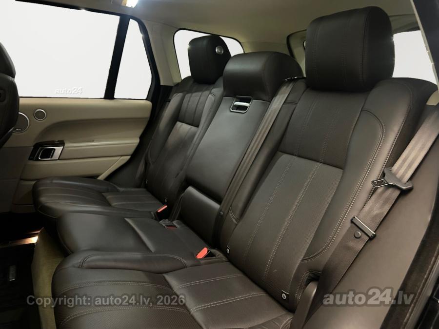 Black Land Rover Range Rover 2018 in Tallinn, with an engine capacity of 3.00 L and mileage of 157 thousand km for 37900 €, photo 15 on AUTOMOTO.COM.LV