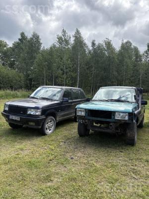 Zils Land Rover Range Rover 1998 Cēsis, ar dzinēja tilpumu 4.60 L un nobraukumu 260 tūkst. km par 3000 €, foto  vietnē AUTOMOTO.COM.LV