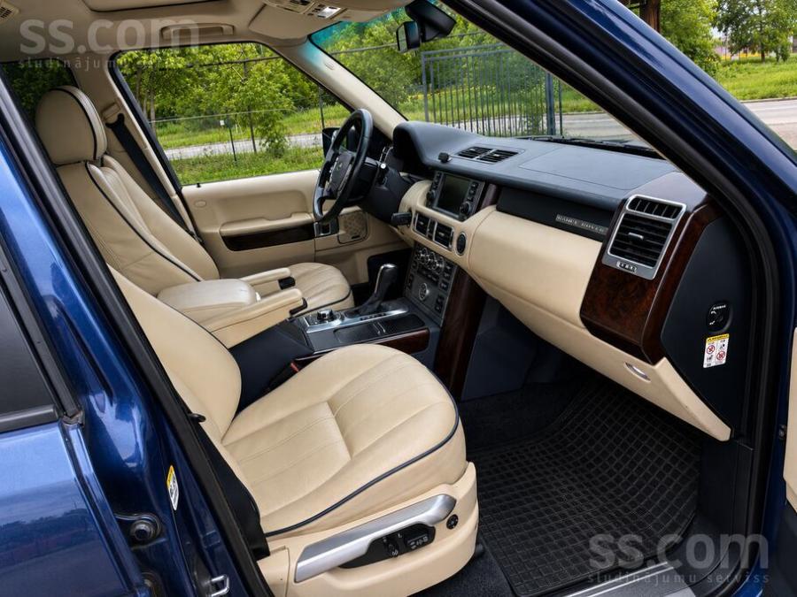 Zils Land Rover Range Rover 2007 Rīga, ar dzinēja tilpumu 3.60 L un nobraukumu 326 tūkst. km par 6400 €, foto 14 vietnē AUTOMOTO.COM.LV