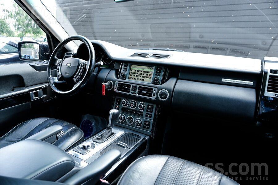 Blue Land Rover Range Rover 2009 in Riga, with an engine capacity of 3.60 L and mileage of 315 thousand km for 8990 €, photo 6 on AUTOMOTO.COM.LV