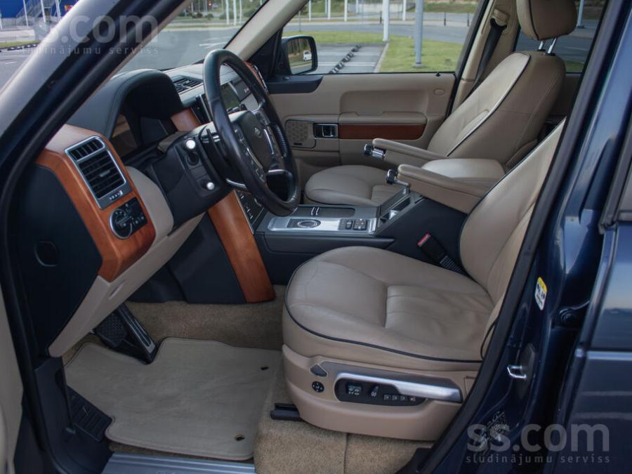 Zils Land Rover Range Rover 2011 Rīga, ar dzinēja tilpumu 4.40 L un nobraukumu 306 tūkst. km par 12500 €, foto 10 vietnē AUTOMOTO.COM.LV