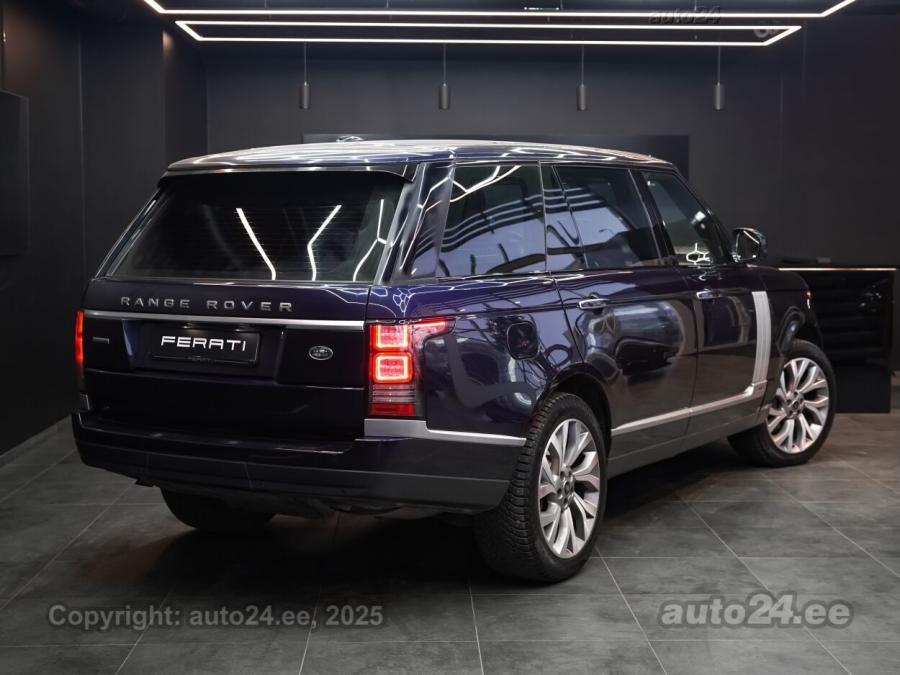 Zils Land Rover Range Rover 2014 Tallina, ar dzinēja tilpumu 5.00 L un nobraukumu 114 tūkst. km par 39900 €, foto 2 vietnē AUTOMOTO.COM.LV