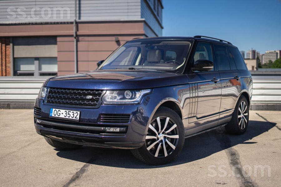 Zils Land Rover Range Rover 2014 Rīga, ar dzinēja tilpumu 4.40 L un nobraukumu 239 tūkst. km par 24990 €, foto 1 vietnē AUTOMOTO.COM.LV