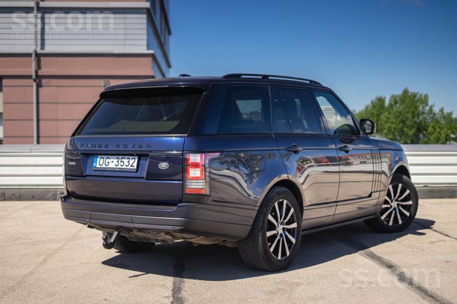 Zils Land Rover Range Rover 2014 Rīga, ar dzinēja tilpumu 4.40 L un nobraukumu 239 tūkst. km par 24990 €, foto 6 vietnē AUTOMOTO.COM.LV