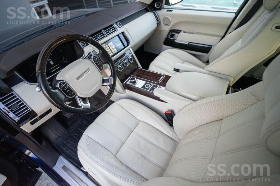 Zils Land Rover Range Rover 2014 Rīga, ar dzinēja tilpumu 4.40 L un nobraukumu 239 tūkst. km par 24990 €, foto 13 vietnē AUTOMOTO.COM.LV