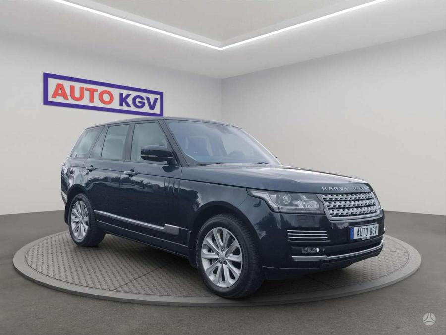 Blue Land Rover Range Rover 2014 in Vilnius, with an engine capacity of 4.40 L and mileage of 242 thousand km for 24499 €, photo 8 on AUTOMOTO.COM.LV