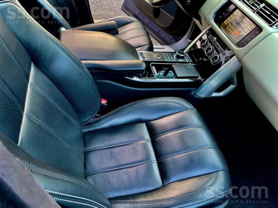 Blue Land Rover Range Rover 2015 in Riga, with an engine capacity of 4.40 L and mileage of 194 thousand km for 22900 €, photo 15 on AUTOMOTO.COM.LV