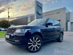 Blue Land Rover Range Rover 2015 in Riga, with an engine capacity of 4.40 L and mileage of 194 thousand km for 22900 €, photo 16 on AUTOMOTO.COM.LV
