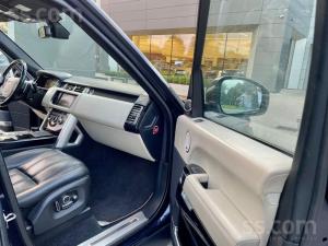 Blue Land Rover Range Rover 2015 in Riga, with an engine capacity of 4.40 L and mileage of 194 thousand km for 22900 €, photo 20 on AUTOMOTO.COM.LV