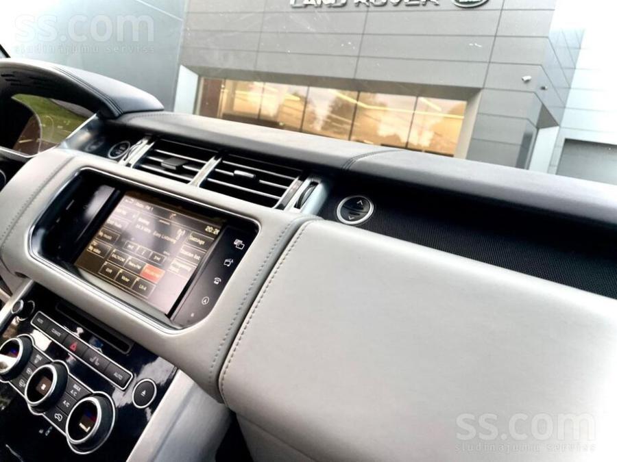 Blue Land Rover Range Rover 2015 in Riga, with an engine capacity of 4.40 L and mileage of 194 thousand km for 22900 €, photo 21 on AUTOMOTO.COM.LV