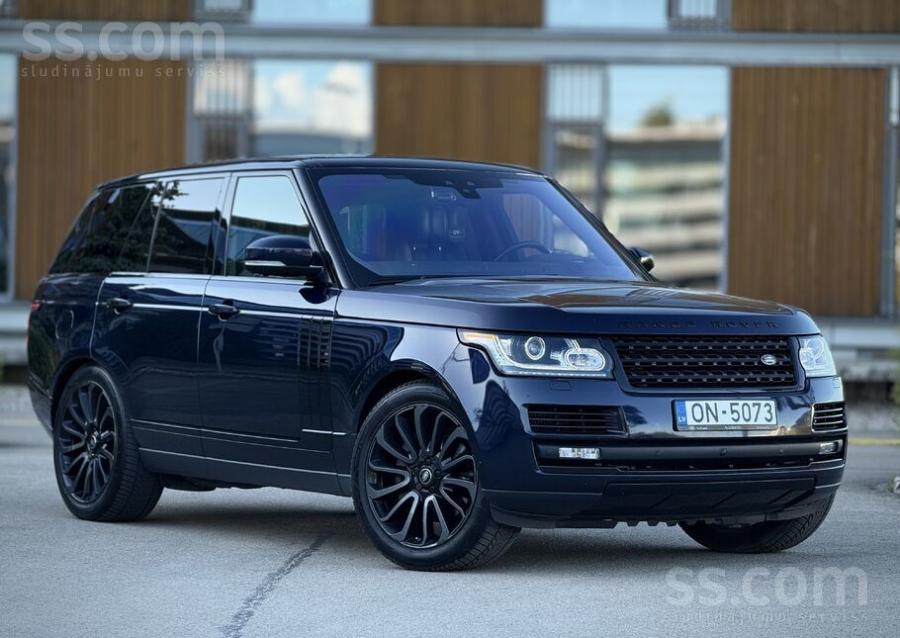 Blue Land Rover Range Rover 2017 in Riga, with an engine capacity of 4.40 L and mileage of 277 thousand km for 25000 €, photo 3 on AUTOMOTO.COM.LV