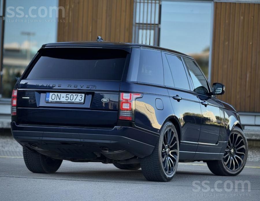 Blue Land Rover Range Rover 2017 in Riga, with an engine capacity of 4.40 L and mileage of 277 thousand km for 25000 €, photo 5 on AUTOMOTO.COM.LV