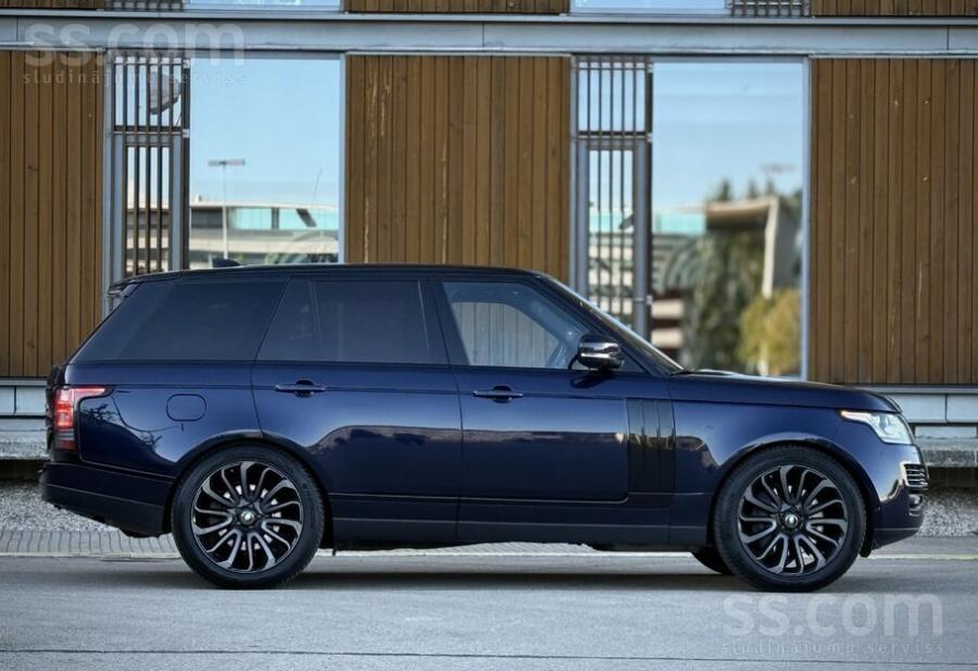 Blue Land Rover Range Rover 2017 in Riga, with an engine capacity of 4.40 L and mileage of 277 thousand km for 25000 €, photo 7 on AUTOMOTO.COM.LV