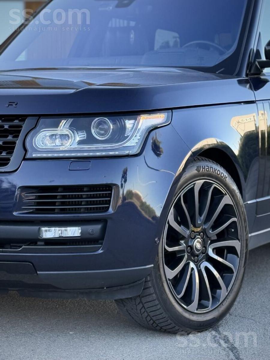 Blue Land Rover Range Rover 2017 in Riga, with an engine capacity of 4.40 L and mileage of 277 thousand km for 25000 €, photo 8 on AUTOMOTO.COM.LV