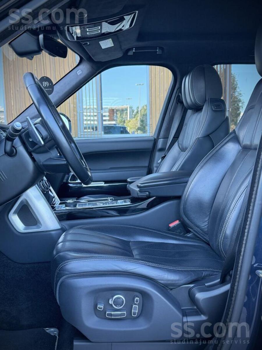 Blue Land Rover Range Rover 2017 in Riga, with an engine capacity of 4.40 L and mileage of 277 thousand km for 25000 €, photo 15 on AUTOMOTO.COM.LV
