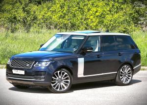 Blue Land Rover Range Rover 2018 in Vilnius, with an engine capacity of 3.00 L and mileage of 222 thousand km for 45500 €, photo 1 on AUTOMOTO.COM.LV