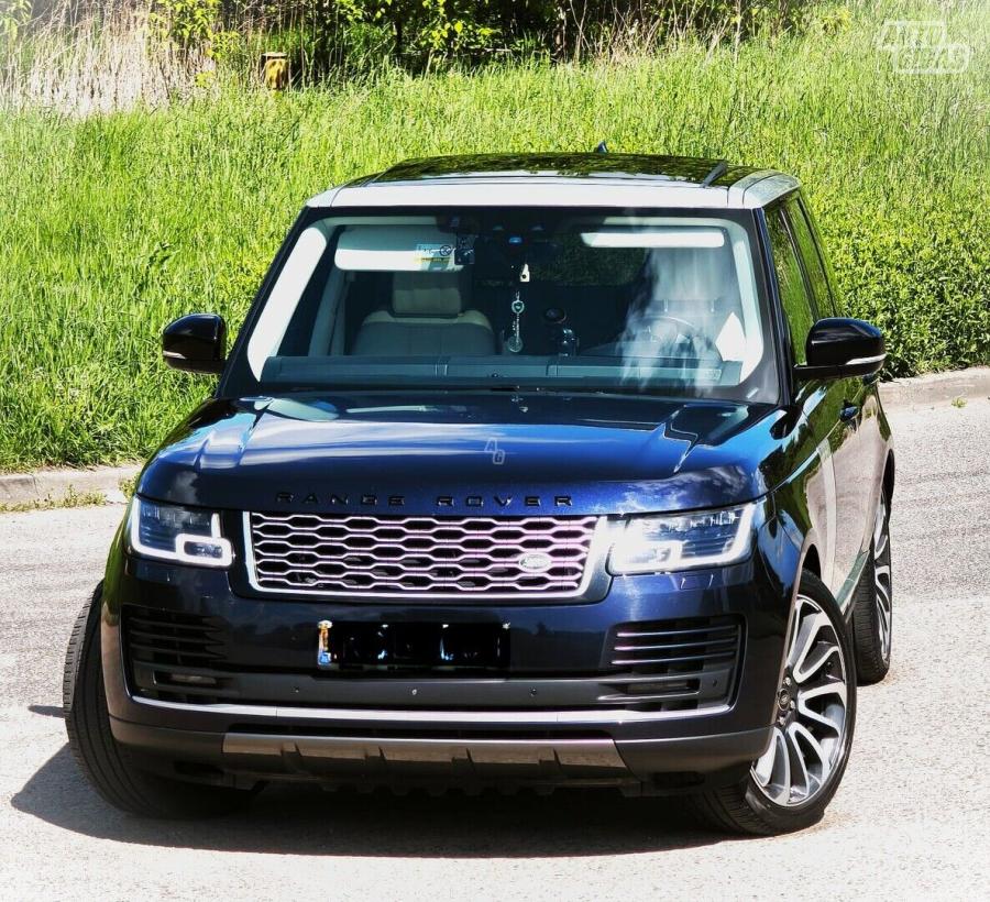 Blue Land Rover Range Rover 2018 in Vilnius, with an engine capacity of 3.00 L and mileage of 222 thousand km for 45500 €, photo 3 on AUTOMOTO.COM.LV