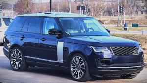 Blue Land Rover Range Rover 2018 in Vilnius, with an engine capacity of 3.00 L and mileage of 222 thousand km for 45500 €, photo 4 on AUTOMOTO.COM.LV
