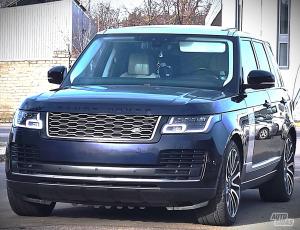 Blue Land Rover Range Rover 2018 in Vilnius, with an engine capacity of 3.00 L and mileage of 222 thousand km for 45500 €, photo 10 on AUTOMOTO.COM.LV